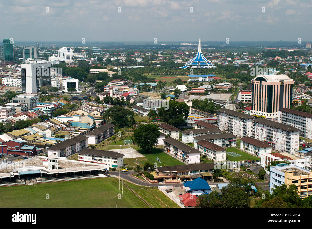 Aerial view kuching hi-res stock photography and images - Alamy
