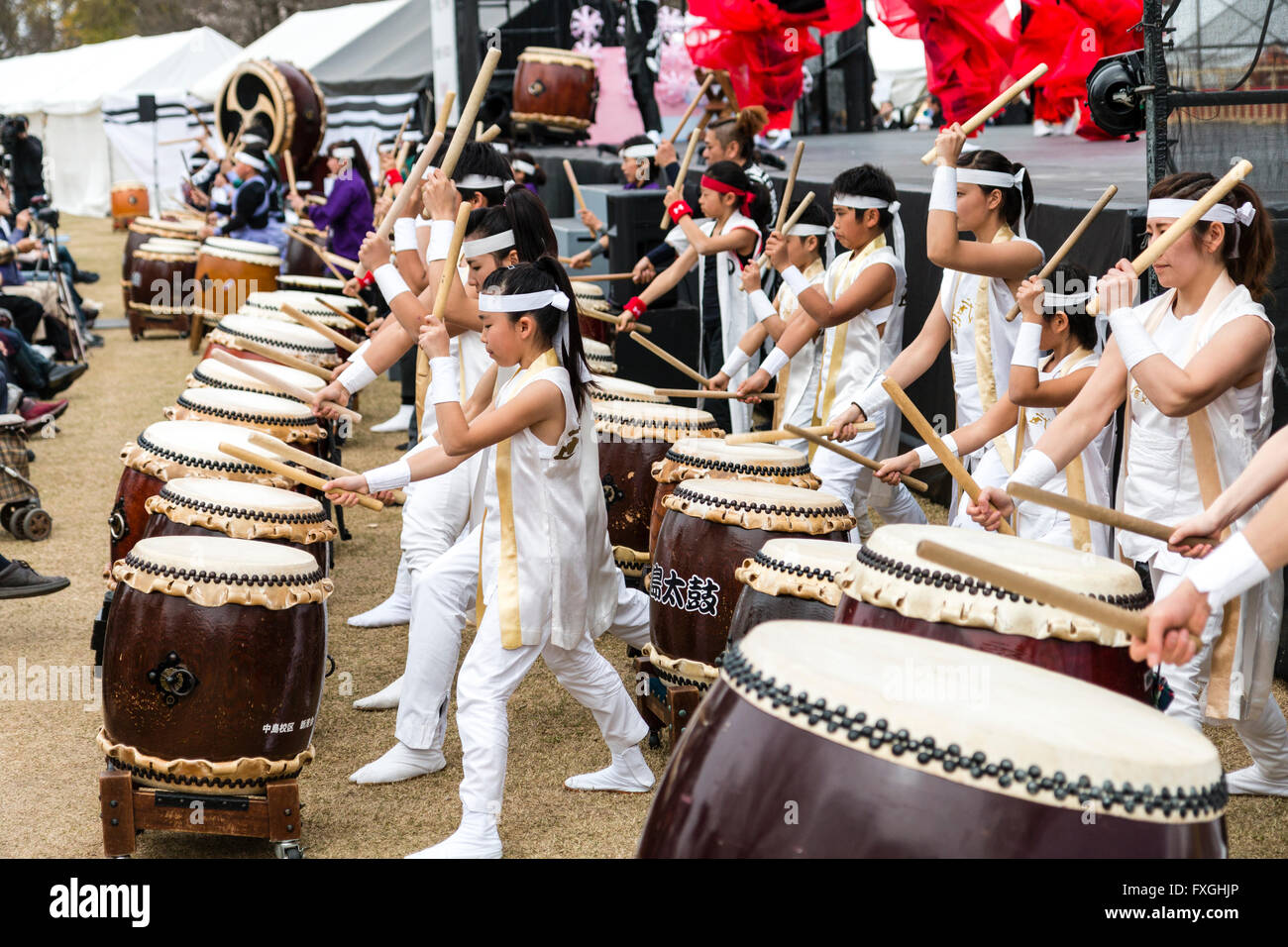 Children Playing Taiko Drums High Resolution Stock Photography and ...