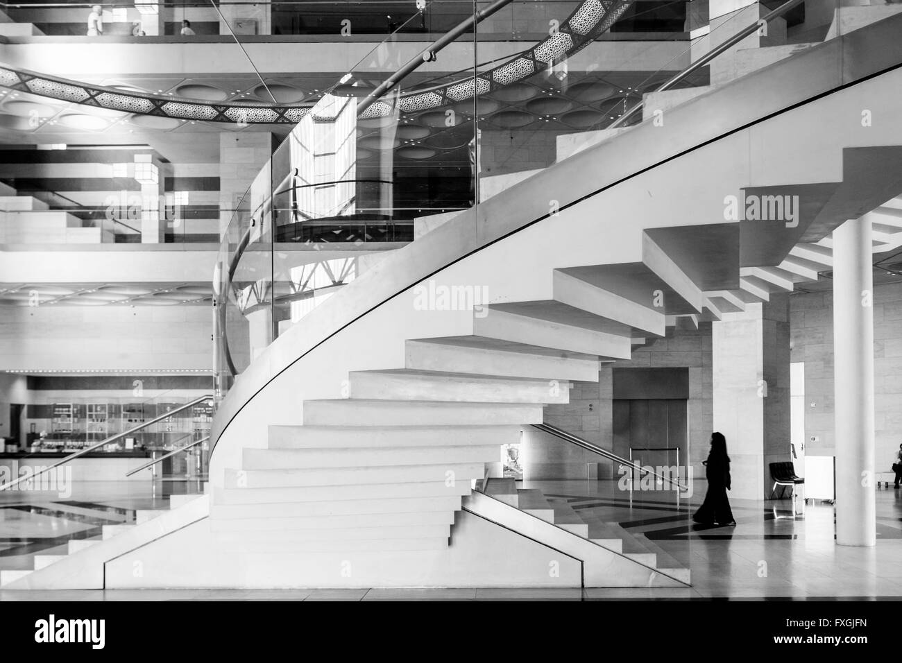 Modern art qatar Black and White Stock Photos & Images - Alamy