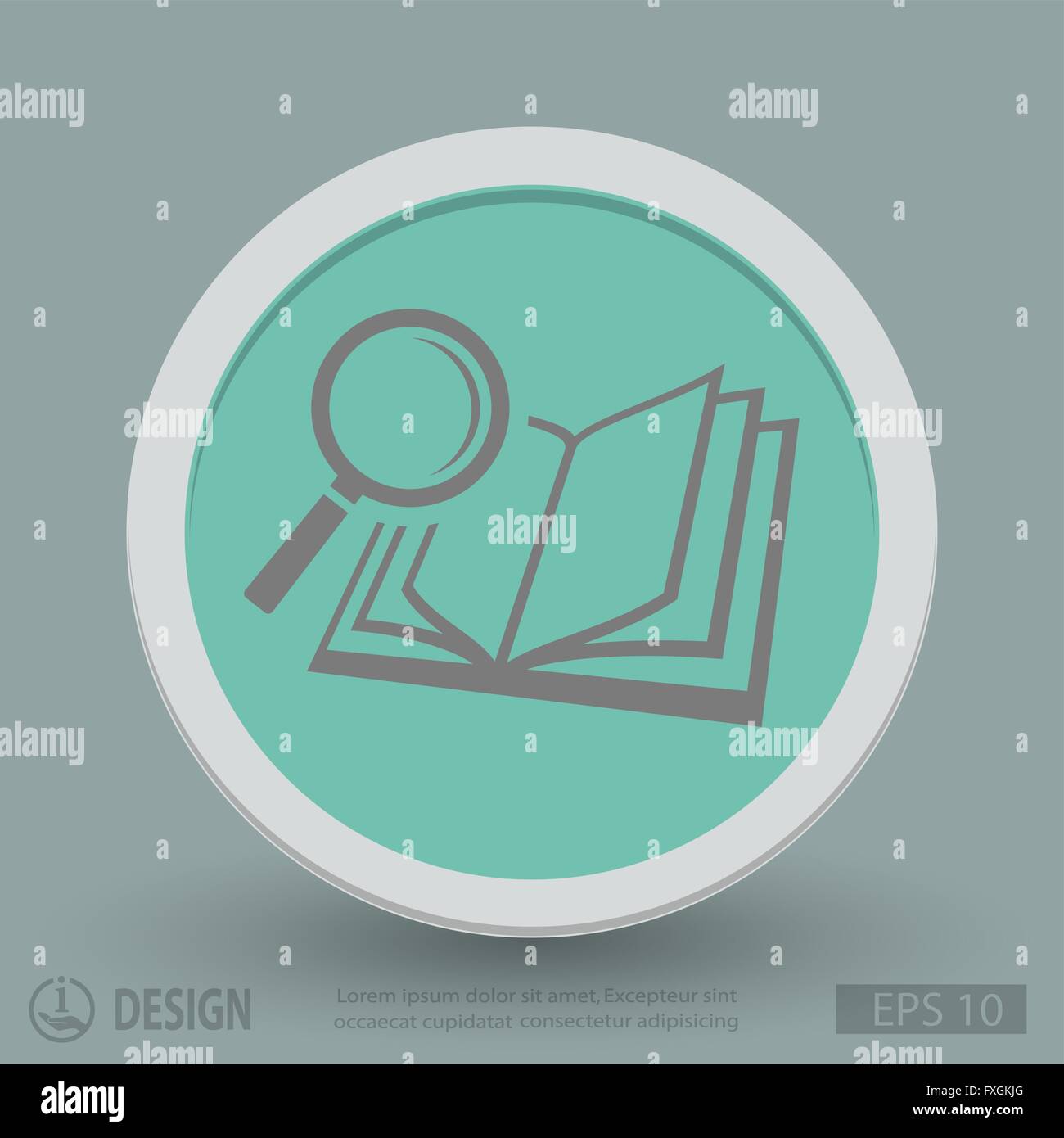 Magnifier design hi-res stock photography and images - Alamy