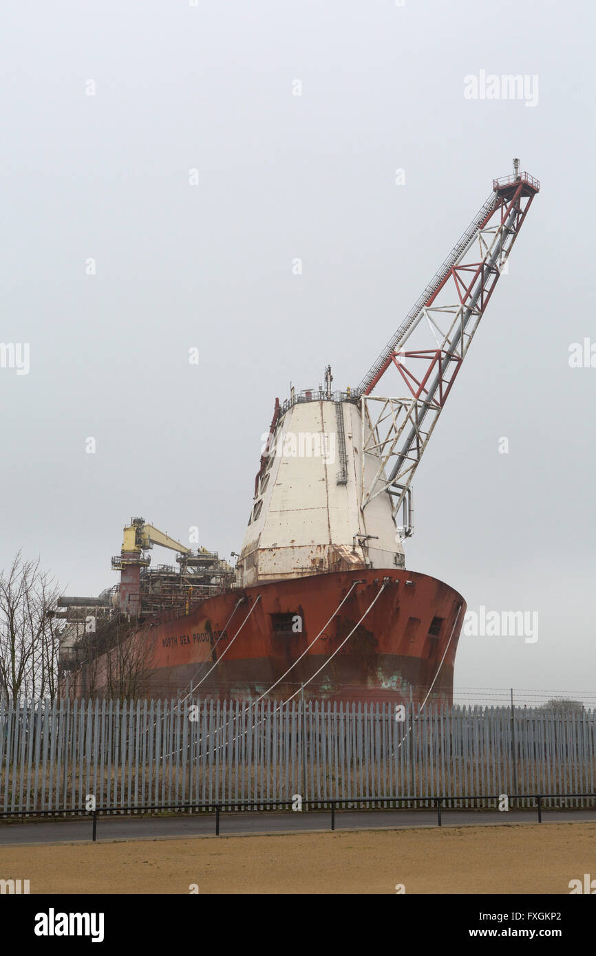 The North Sea Producer at Middlehaven Dock in Middlesbrough, England ...