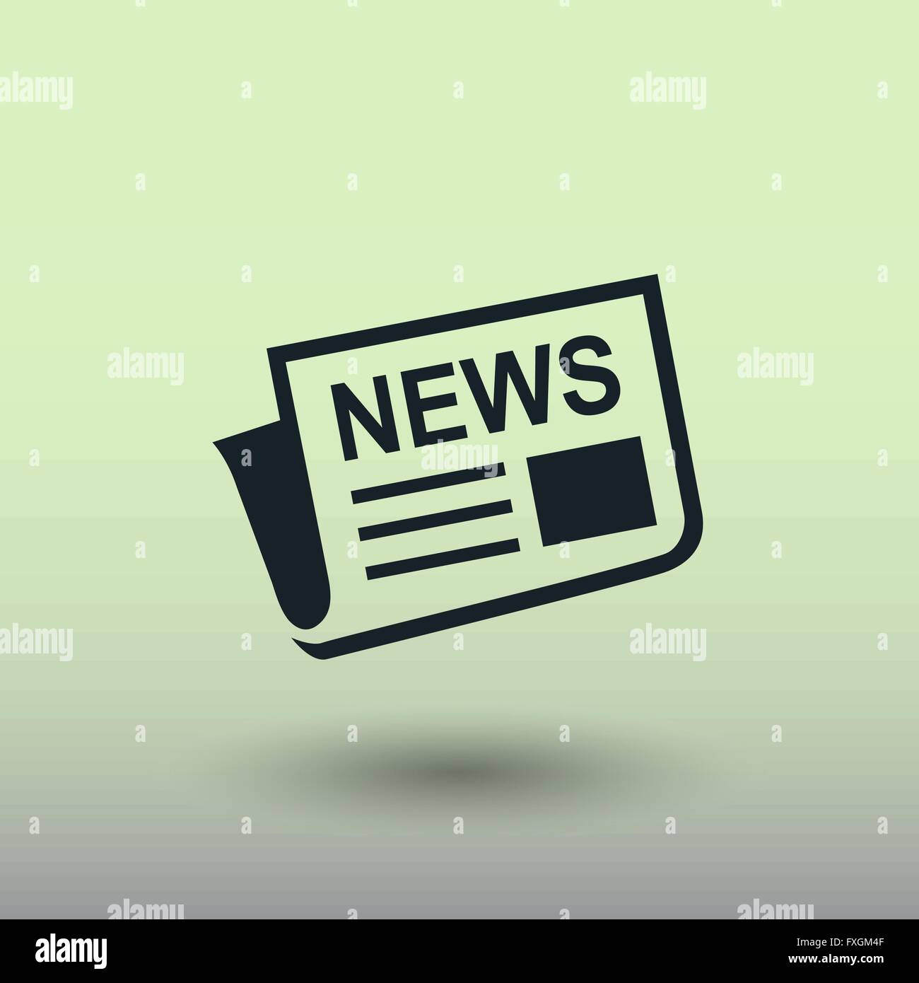 News icon. Vector concept illustration for design. Eps 10 Stock Vector ...