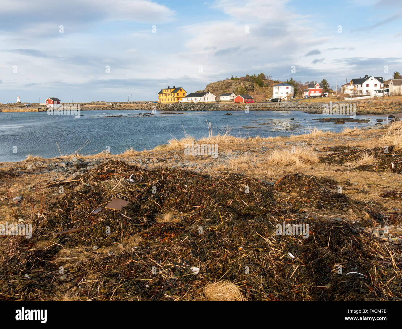 Laukvik village on Austvagoy, Lofoten Islands, Norway Stock Photo - Alamy