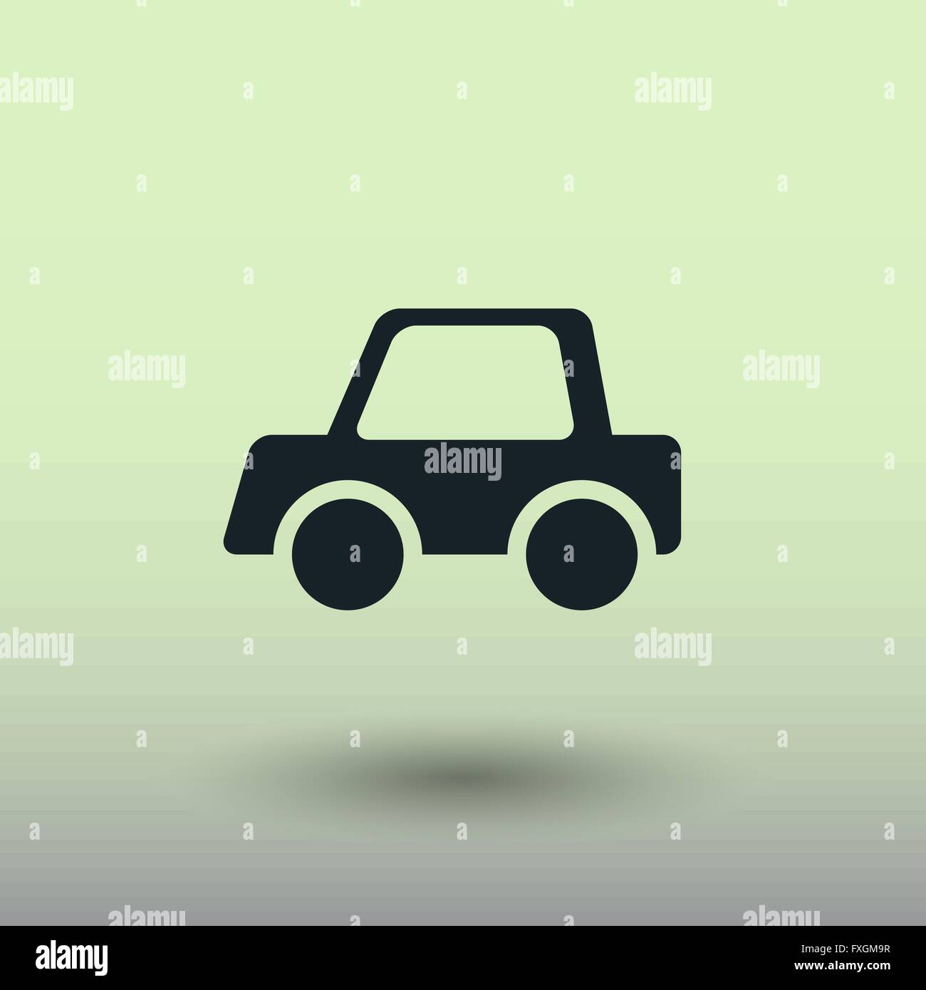 Pictograph of car. Vector concept illustration for design. Eps 10 Stock ...