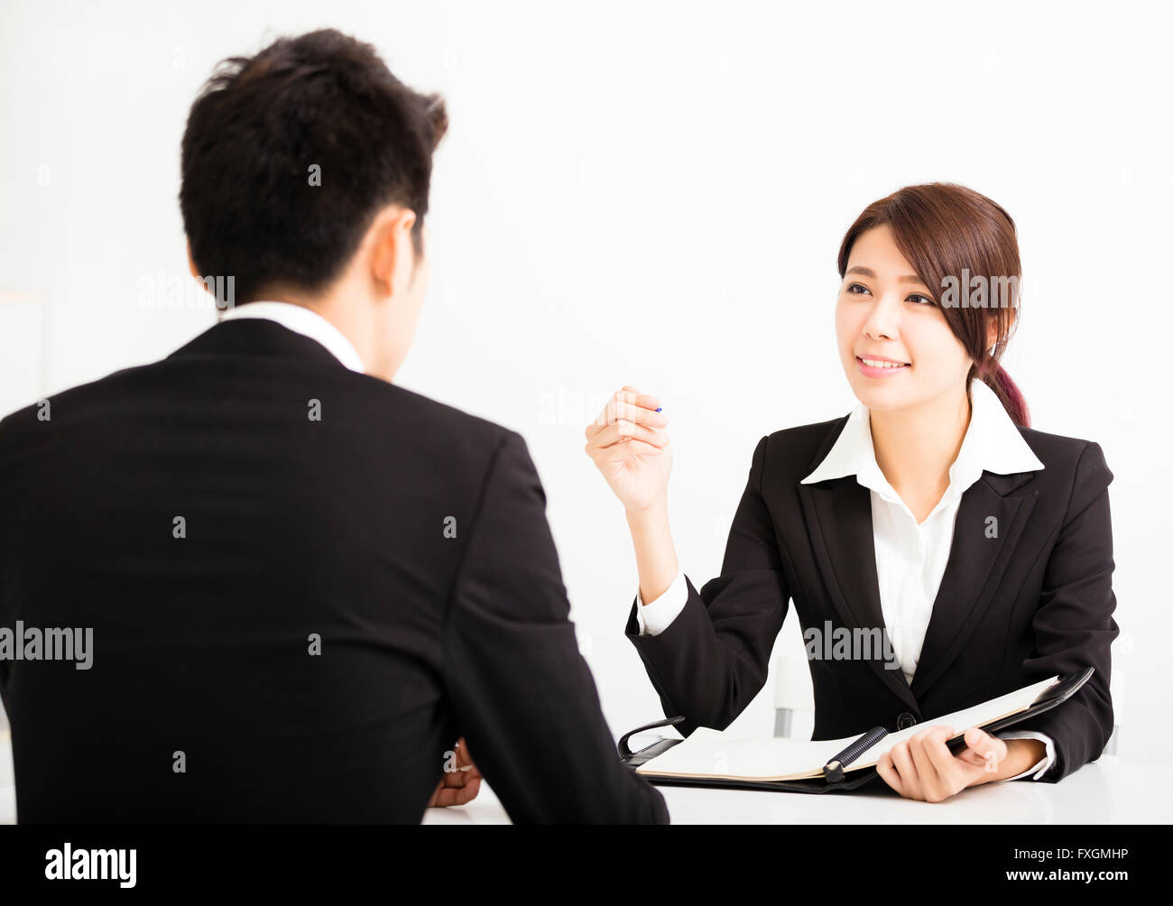 Human resource concept and Job interview Stock Photo - Alamy
