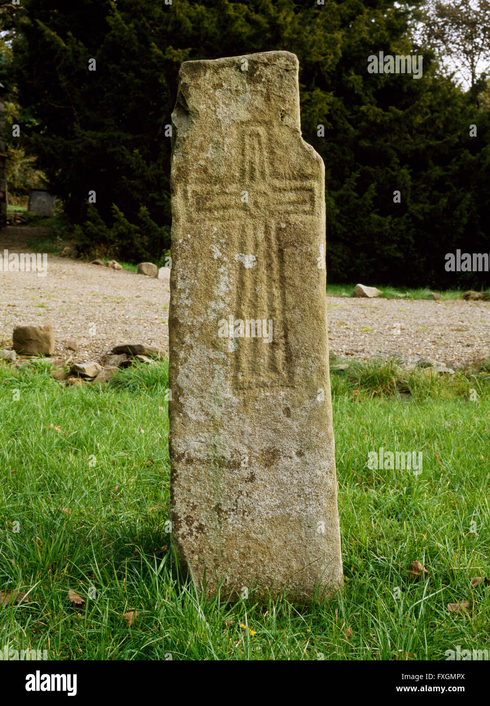 Cross marked stone hi-res stock photography and images - Alamy