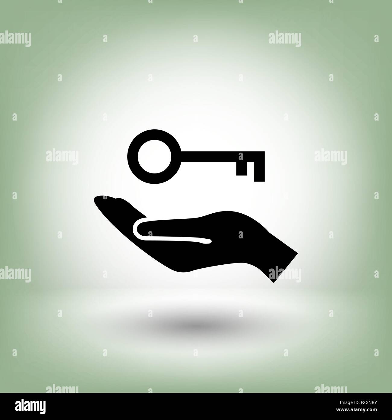 Pictograph of key. Vector concept illustration for design. Eps 10 Stock ...