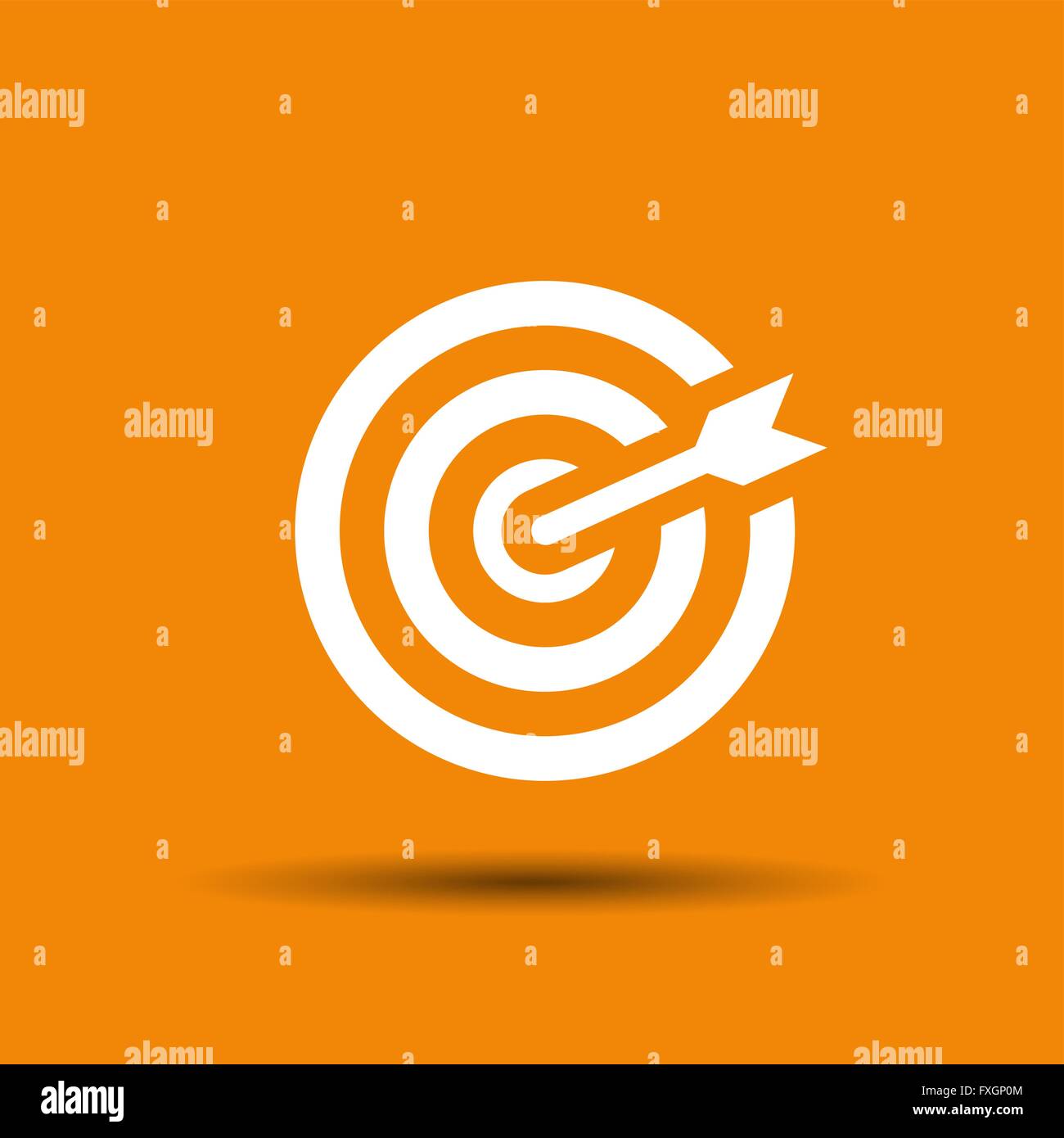 Pictograph of target. Vector concept illustration for design. Eps 10 ...