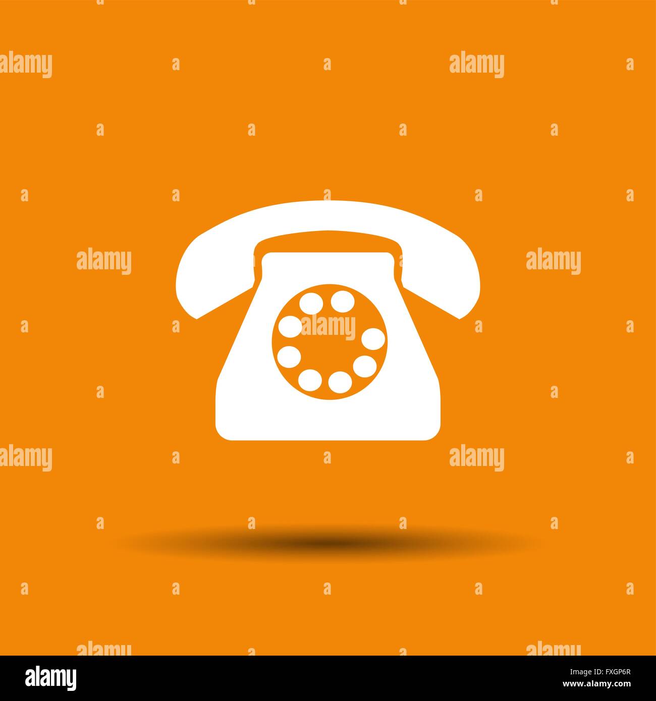 Pictograph of phone. Vector concept illustration for design. Eps 10 ...