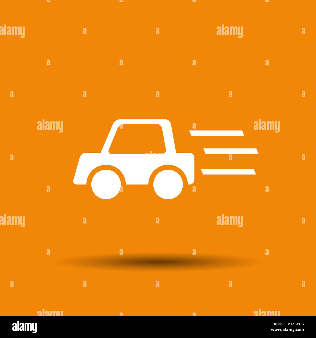 Pictograph of car. Vector concept illustration for design. Eps 10 Stock ...