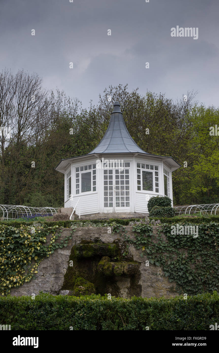 a little pavilion in the park Stock Photo - Alamy
