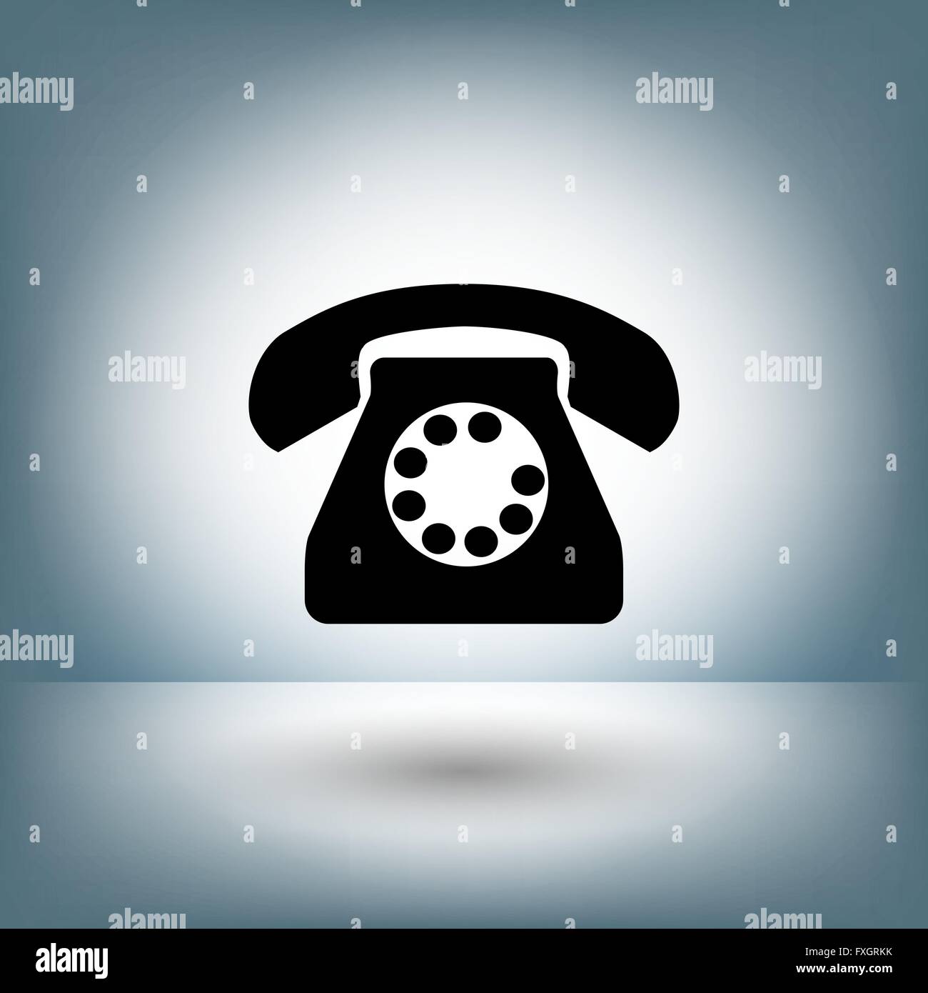 Pictograph of phone. Vector concept illustration for design. Eps 10 ...