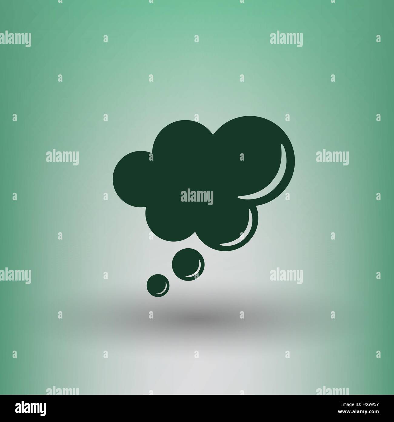 Pictograph of message or chat. Vector concept illustration for design ...