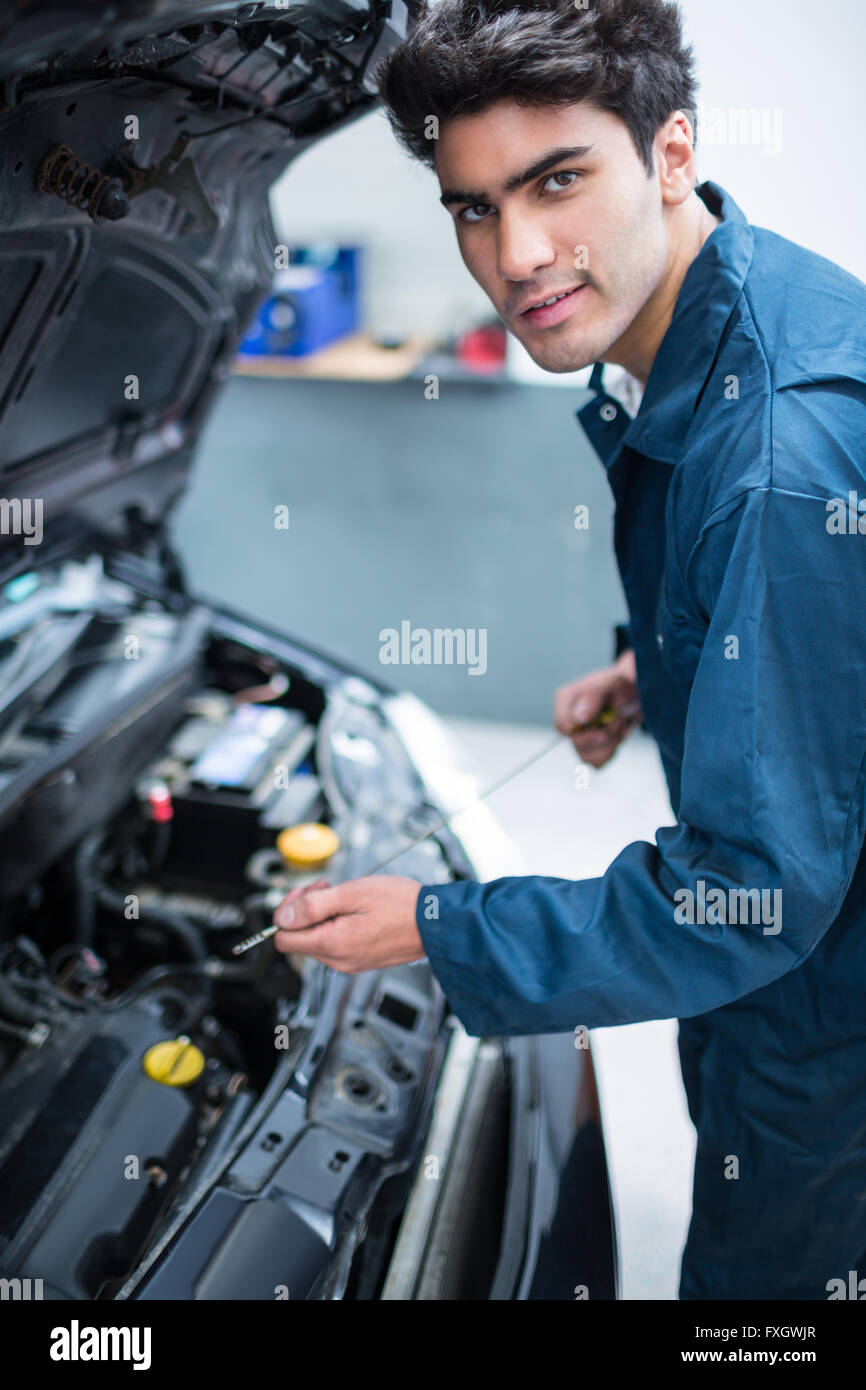 Checking oil level car hi-res stock photography and images - Alamy