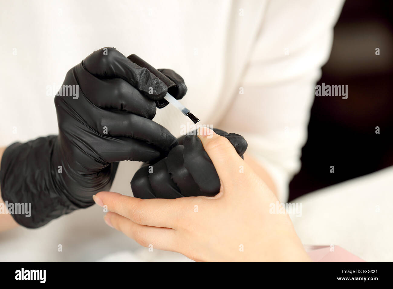 Colorless nail polish hi-res stock photography and images - Alamy