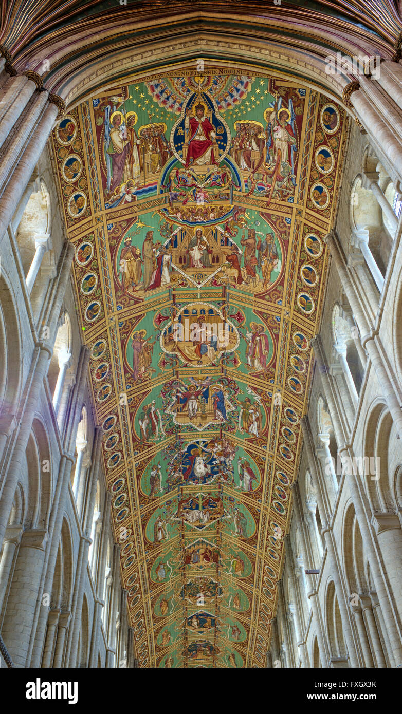 Painted ceiling nave ely cathedral hi-res stock photography and images ...