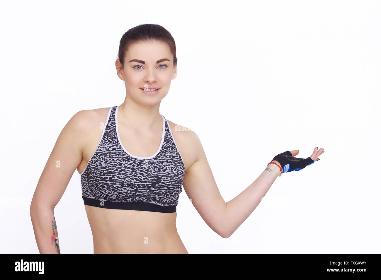 Pretty fit girl Stock Photo - Alamy