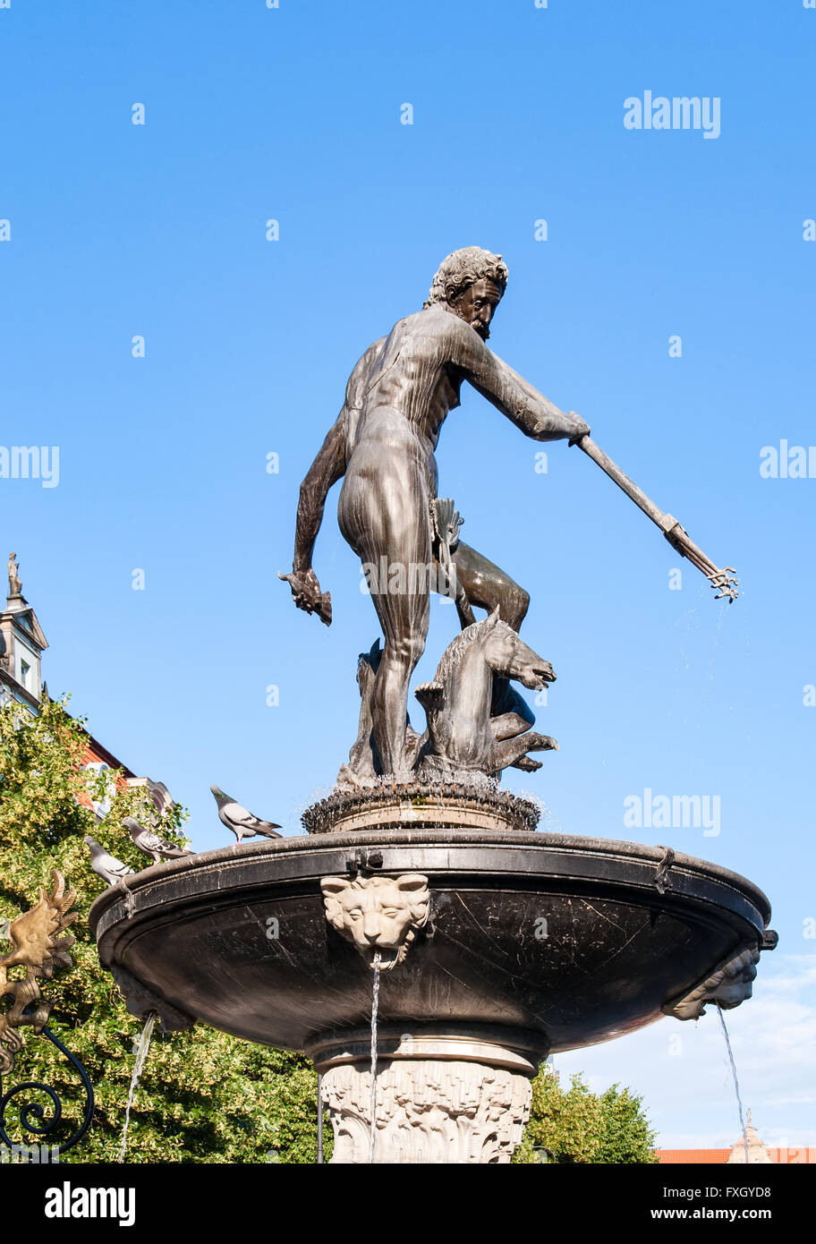 Statue roman god neptune trident hi-res stock photography and images ...