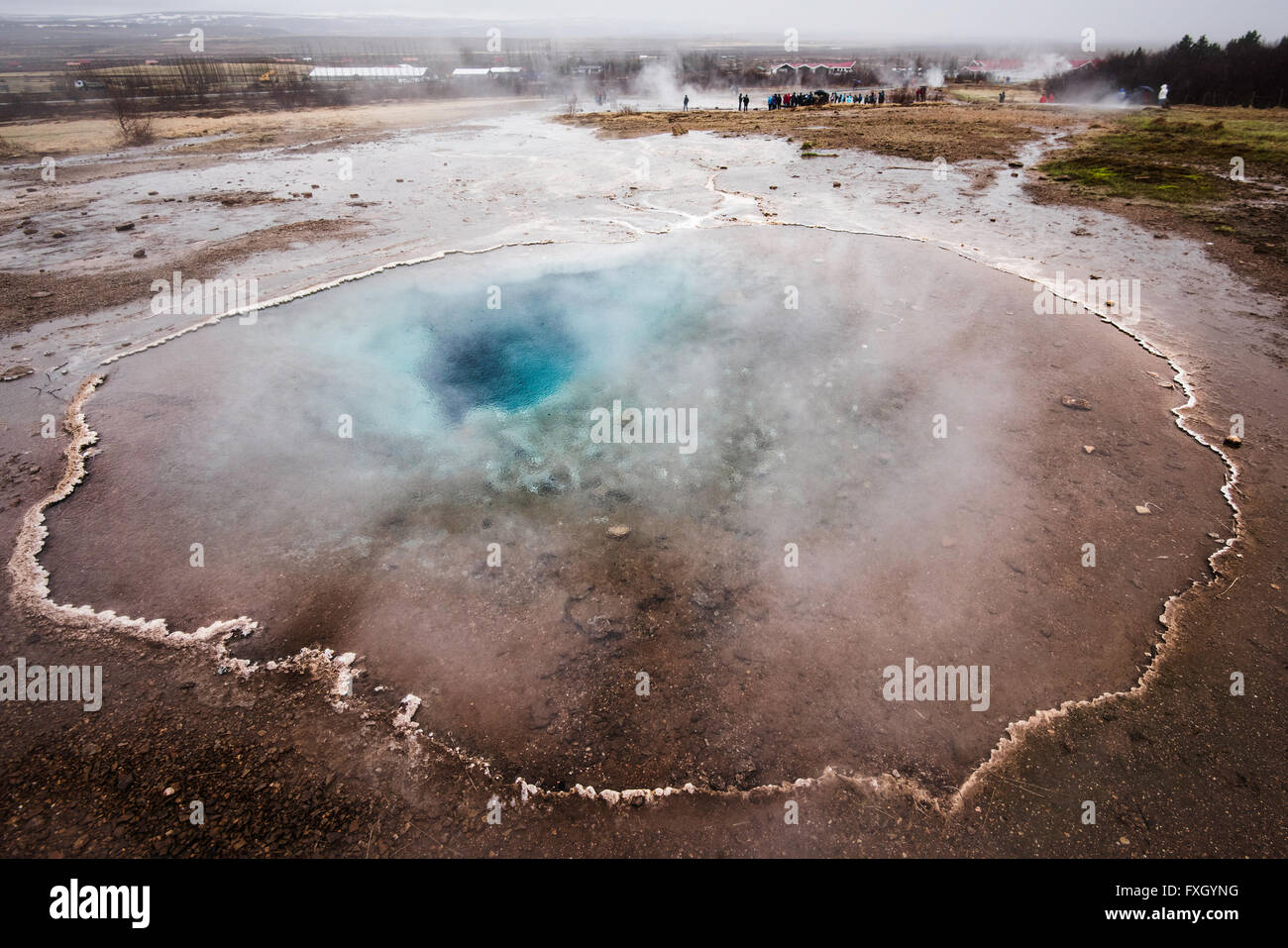 Geysir Hot Springs Iceland Stock Photo - Alamy