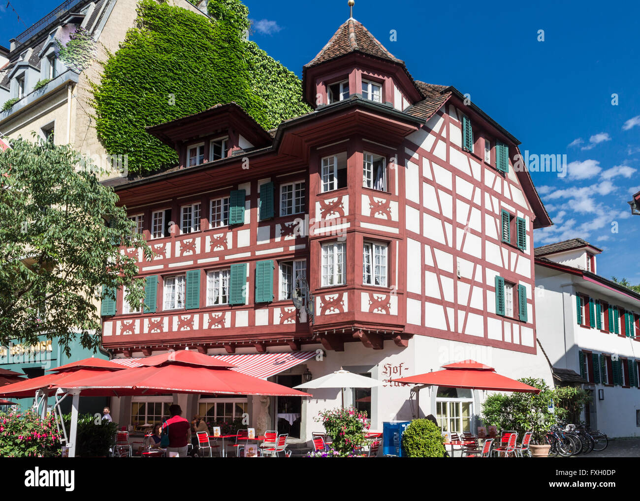 Lucerne switzerland half timber building hi-res stock photography and ...