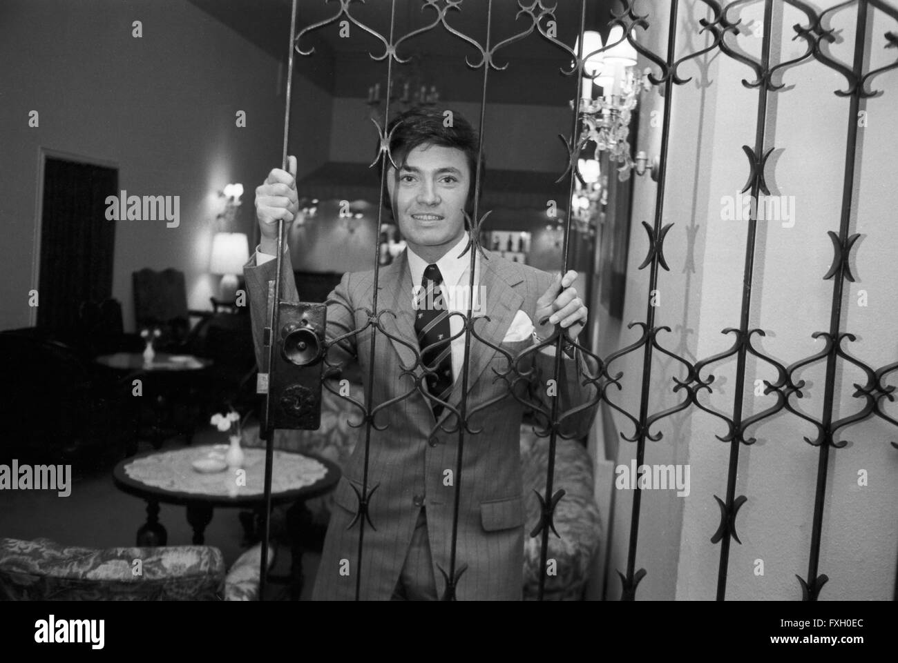 German singer rex gildo Black and White Stock Photos & Images - Alamy
