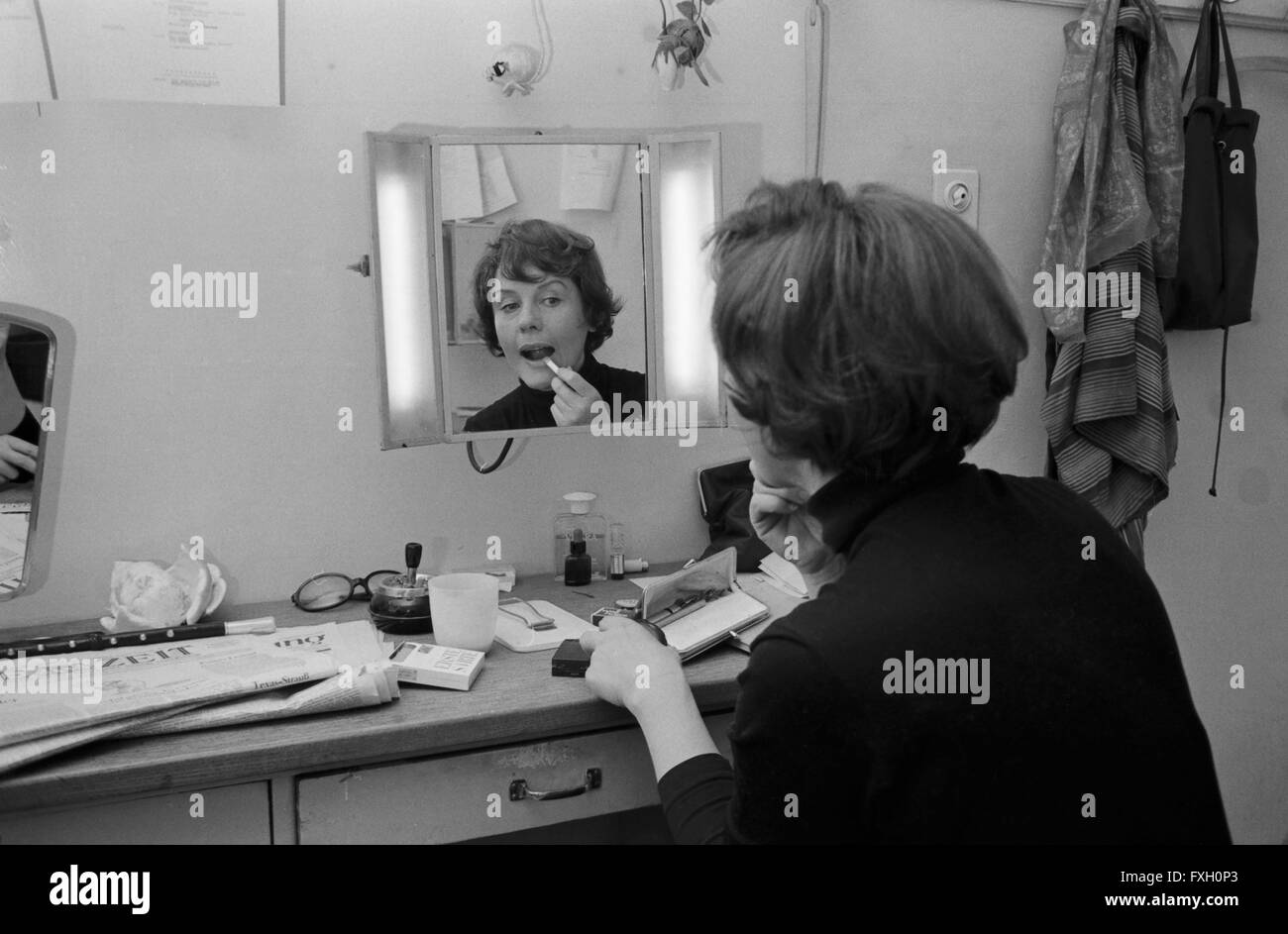 Deutsche Schauspielerin Doris Schade, Deutschland 1970er Jahre. German ...