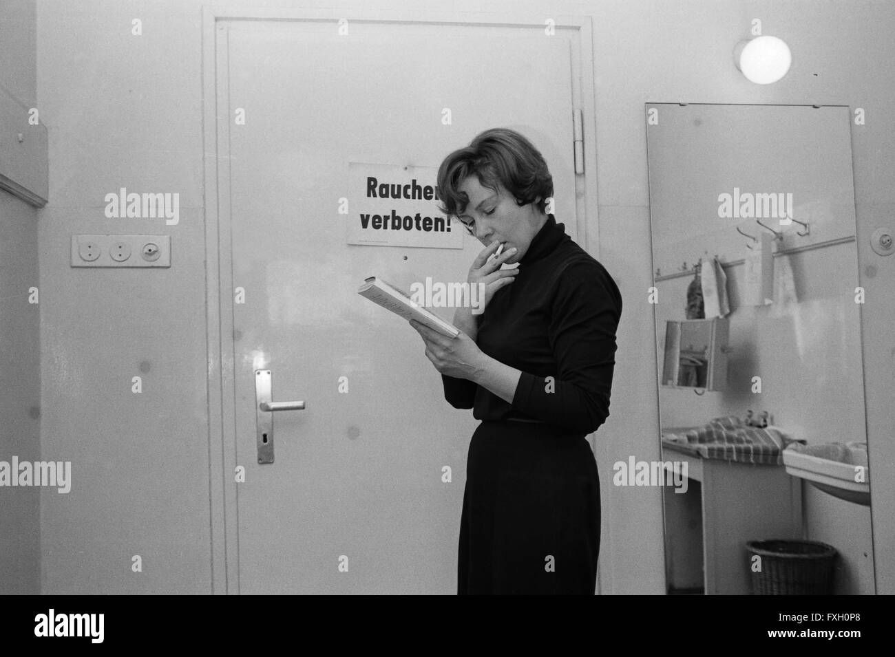 Deutsche Schauspielerin Doris Schade, Deutschland 1970er Jahre. German ...