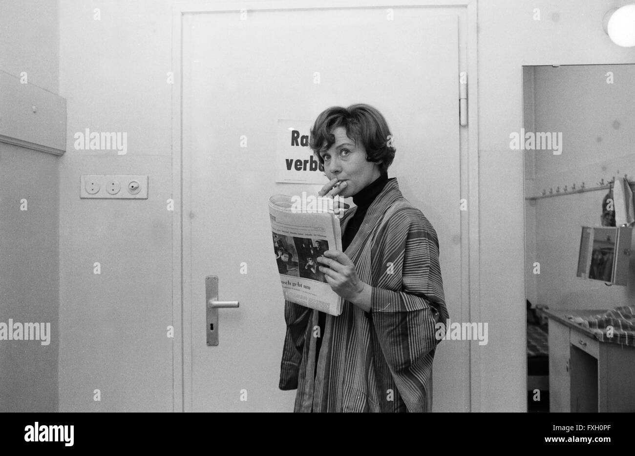 Deutsche Schauspielerin Doris Schade, Deutschland 1970er Jahre. German ...