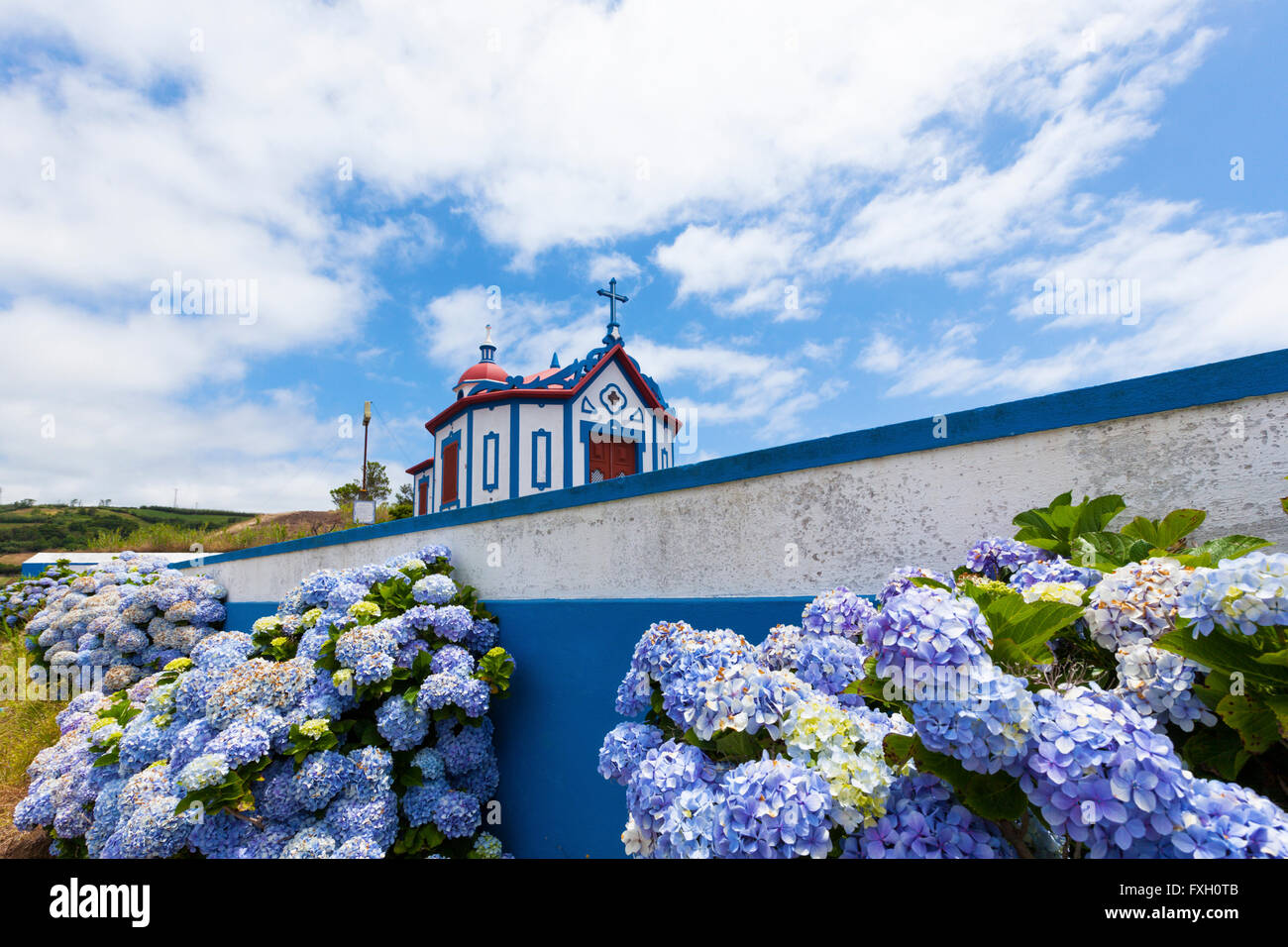 Ermida de Nossa Senhora do Monte Santo, chapel above the village of ...