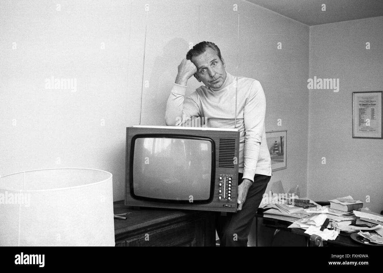 Der deutsche Schauspieler Georg Thomalla Deutschland 1970er Jahre ...