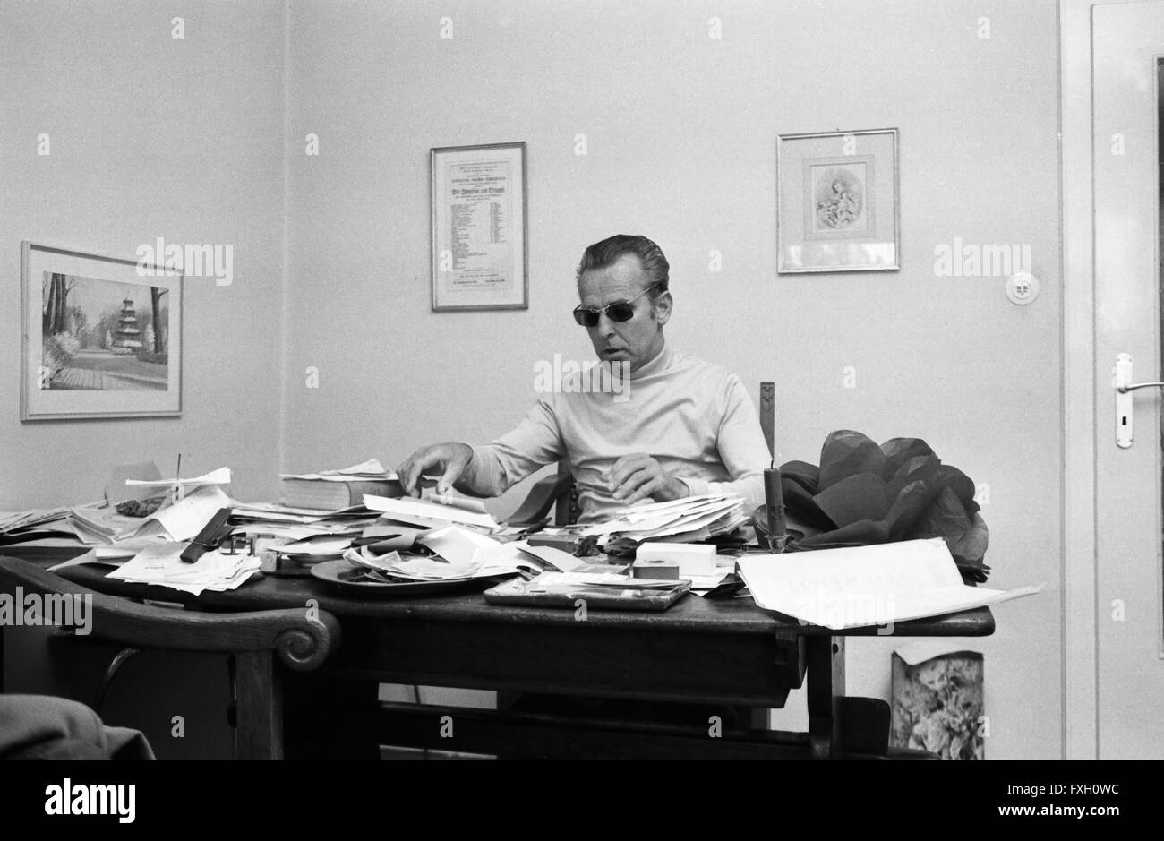 Der deutsche Schauspieler Georg Thomalla Deutschland 1970er Jahre ...