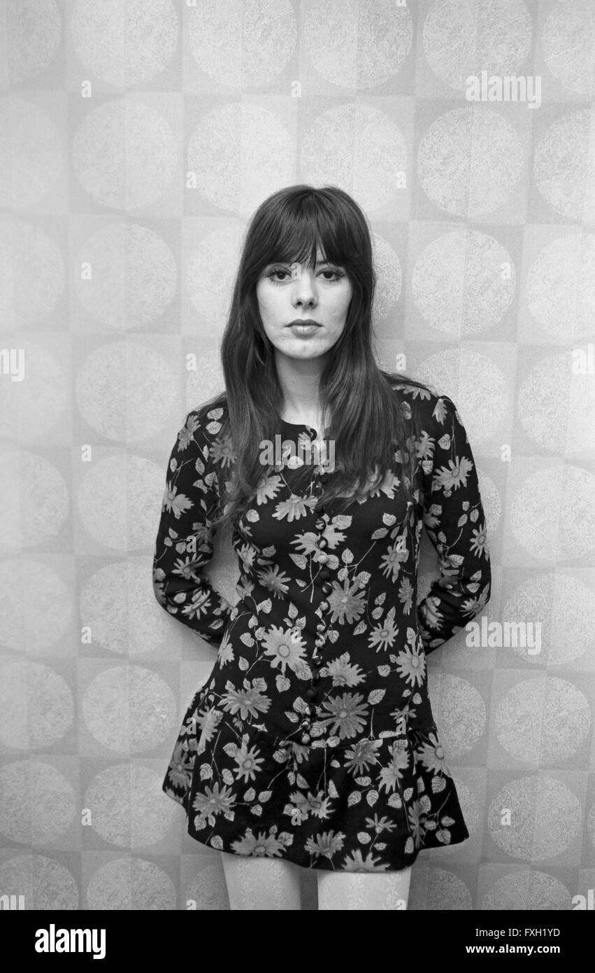 Sängerin Susan Aviles in München, Deutschland 1970er Jahre. Singer ...