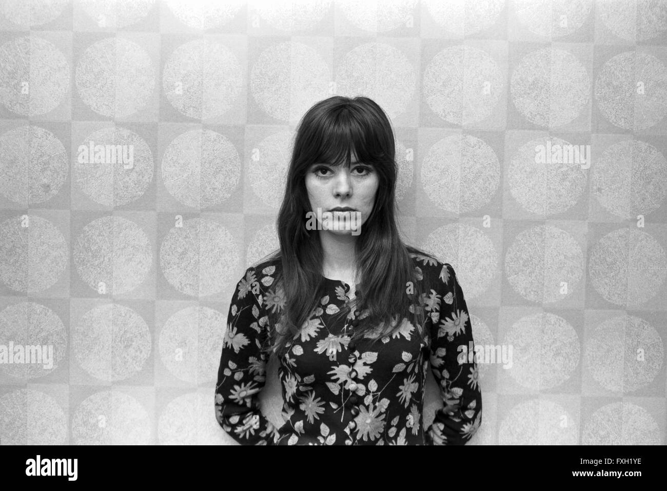 Sängerin Susan Aviles in München, Deutschland 1970er Jahre. Singer ...