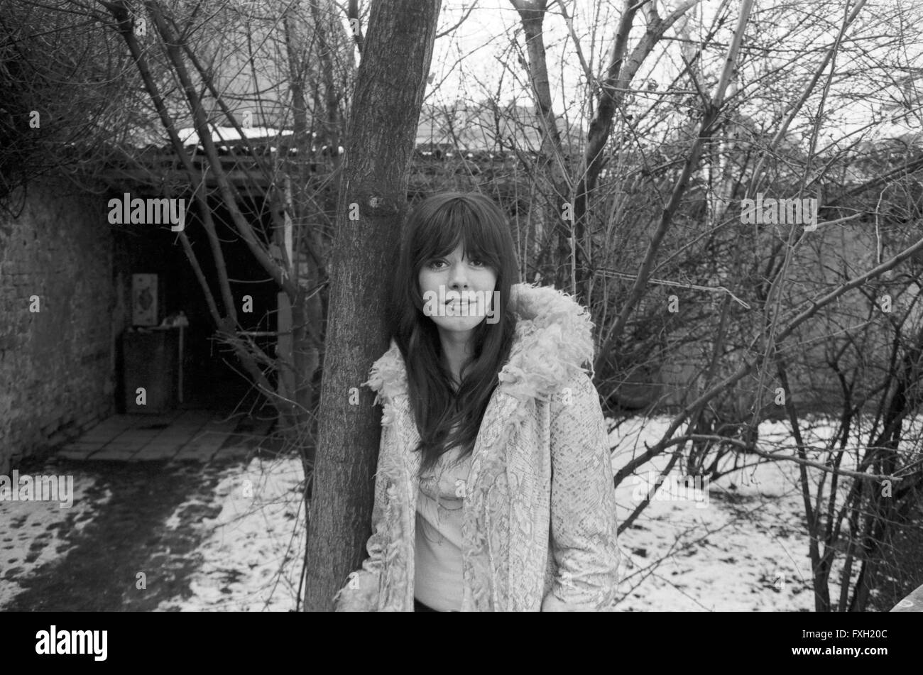 Sängerin Susan Aviles in München, Deutschland 1970er Jahre. Singer ...