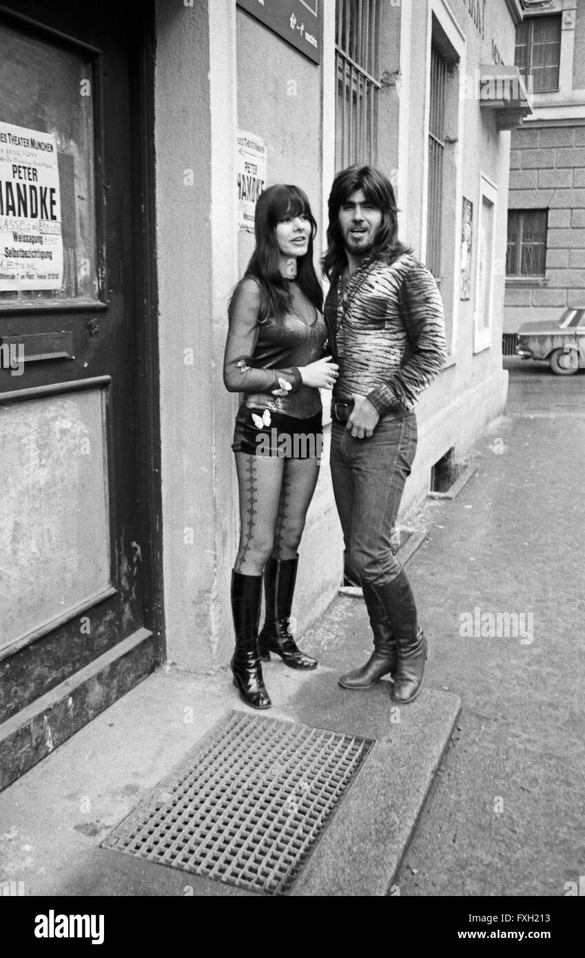 Sängerin Susan Aviles in München mit dem israelischen Sänger Abi Ofarm ...