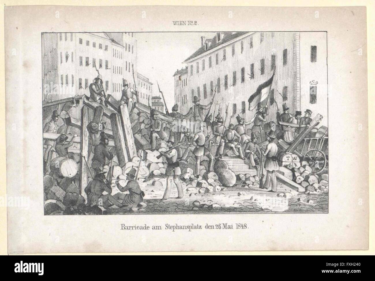 1848 revolution barricade hi-res stock photography and images - Alamy