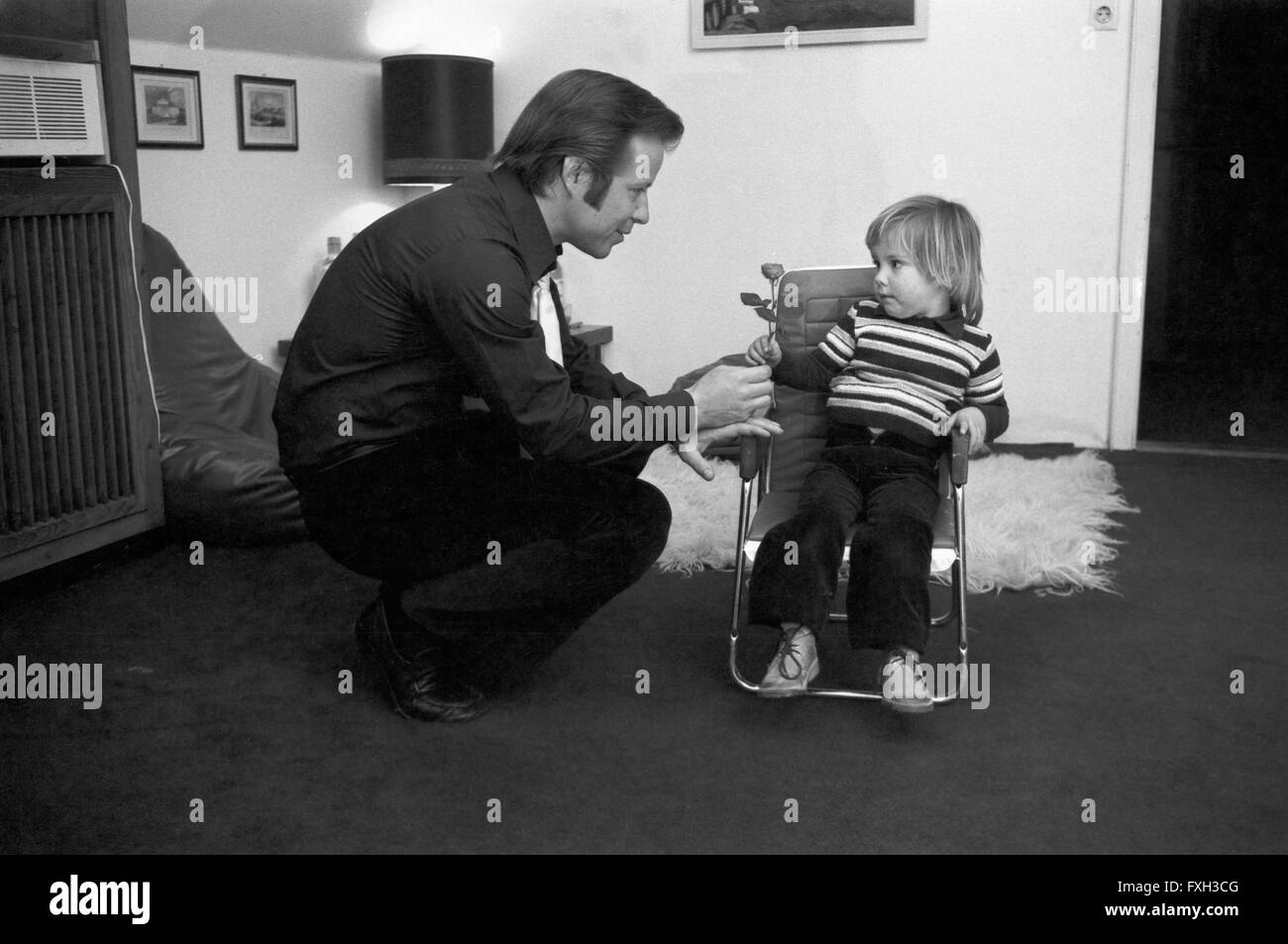 Der deutsche Schauspieler Michael Hinz mit Tochter Vivian, Deutschland ...