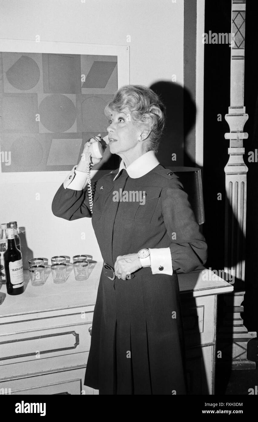 Deutsche Schauspielerin Inge Meysel Deutschland 1970er Jahre German Actress Inge Meysel