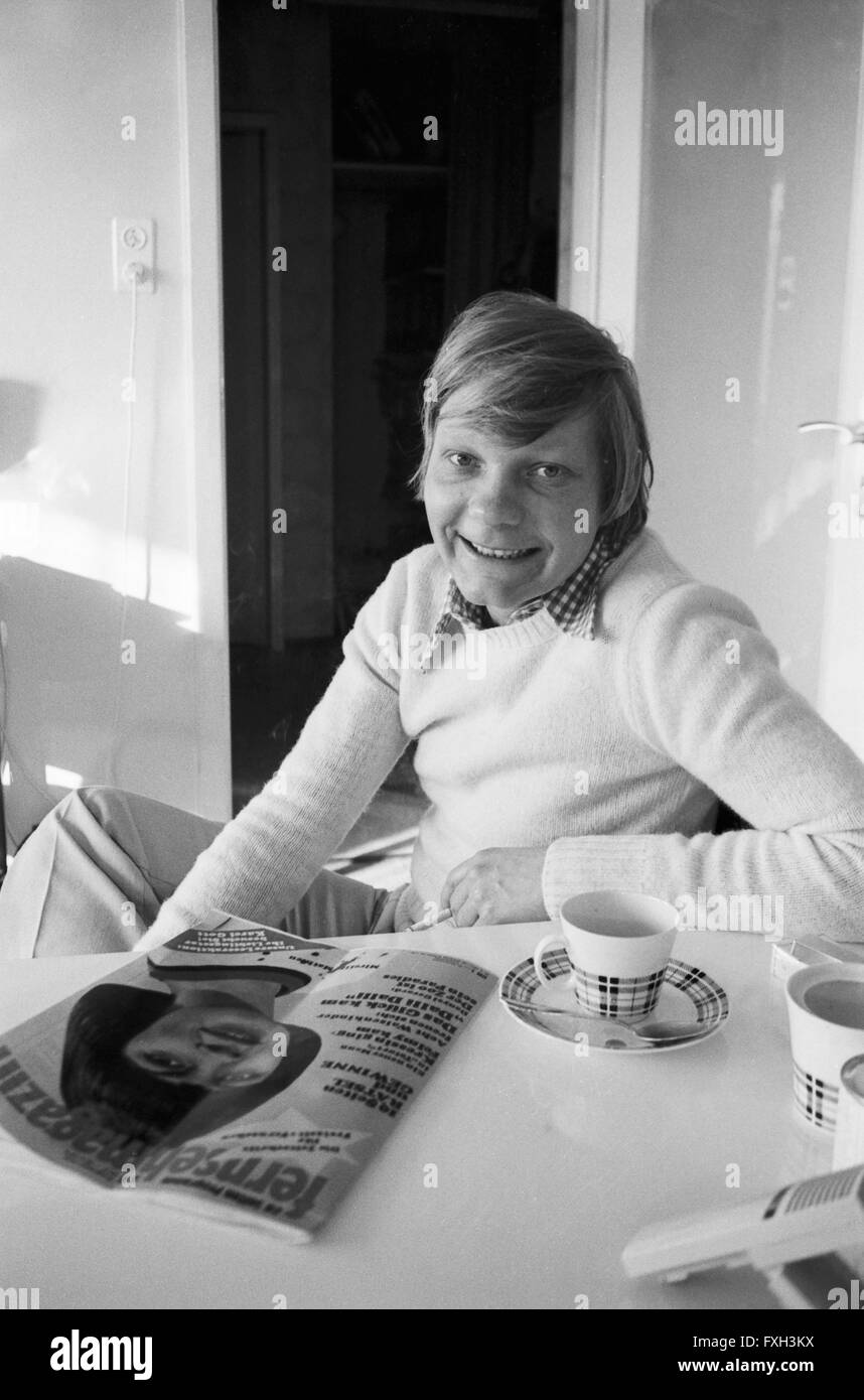 Der deutsche Schauspieler Frithjof Vierock, Deutschland 1970er Jahre ...