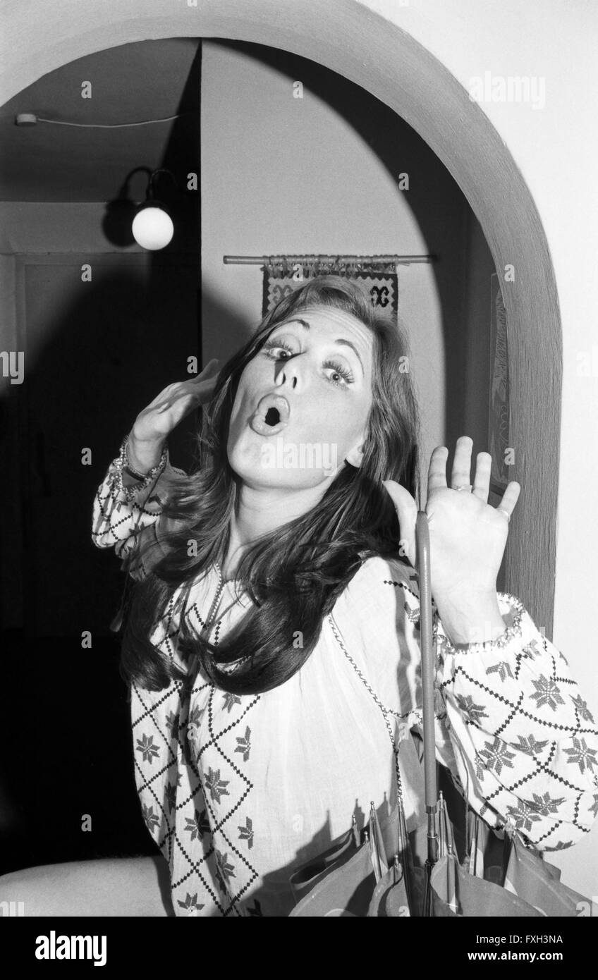 Deutsche Schauspielerin Gundy Grand beim Fotoshooting, Deutschland ...