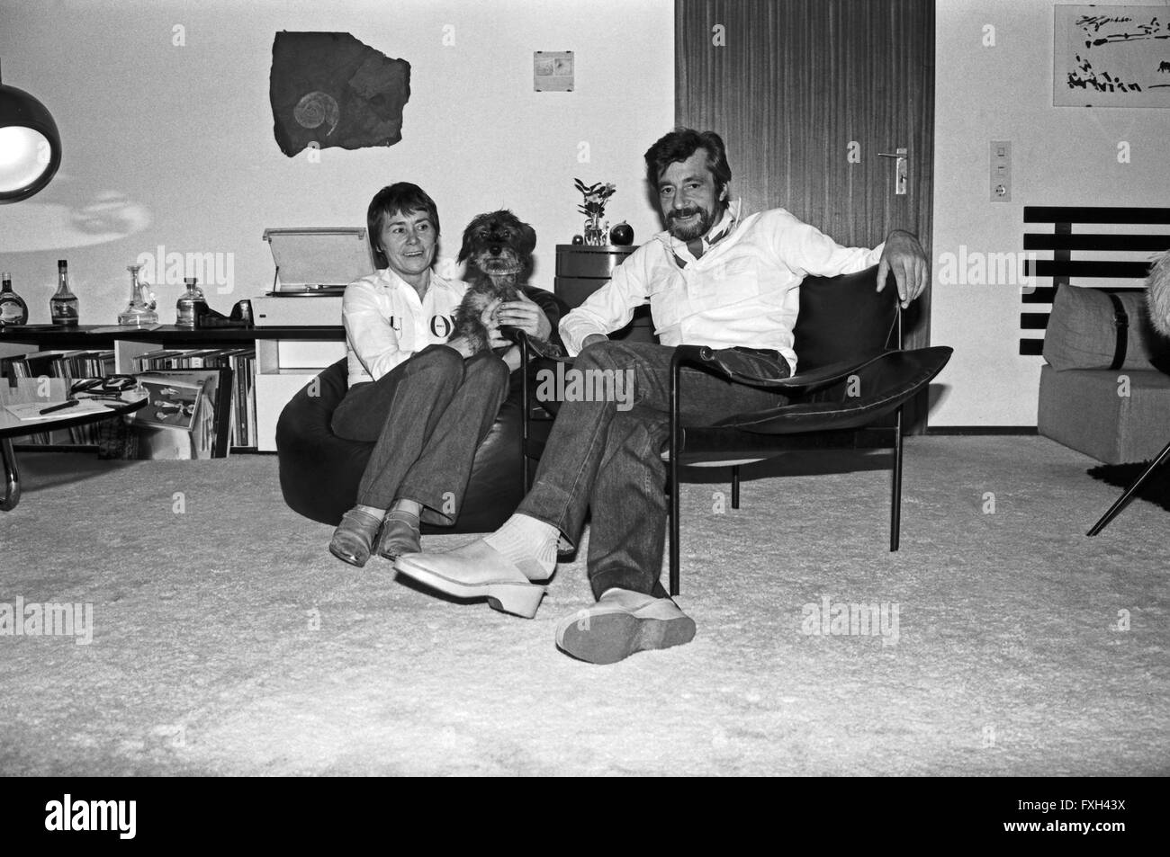 Der deutsche Schauspieler Günter Mack, Deutschland 1970er Jahre. German ...