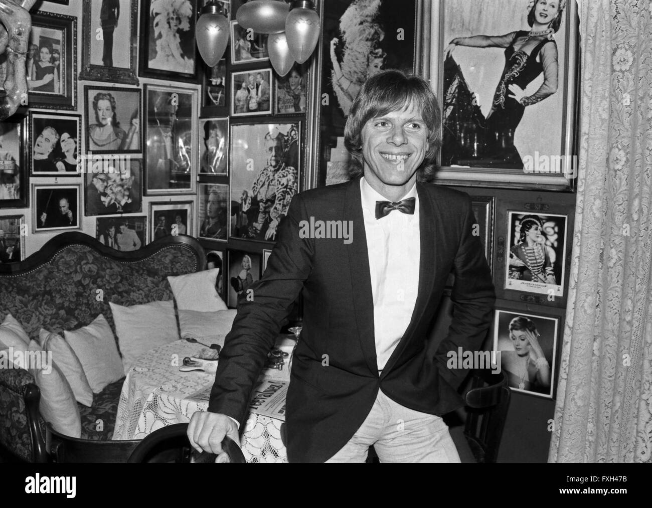 Der Münchener Kult Wirt Kay Wörsching, Deutschland 1980er Jahre ...