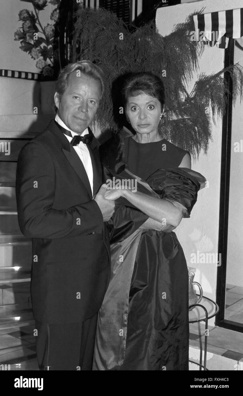 Die deutschen Schauspieler Michael Hinz und Karin Eickelbaum ...