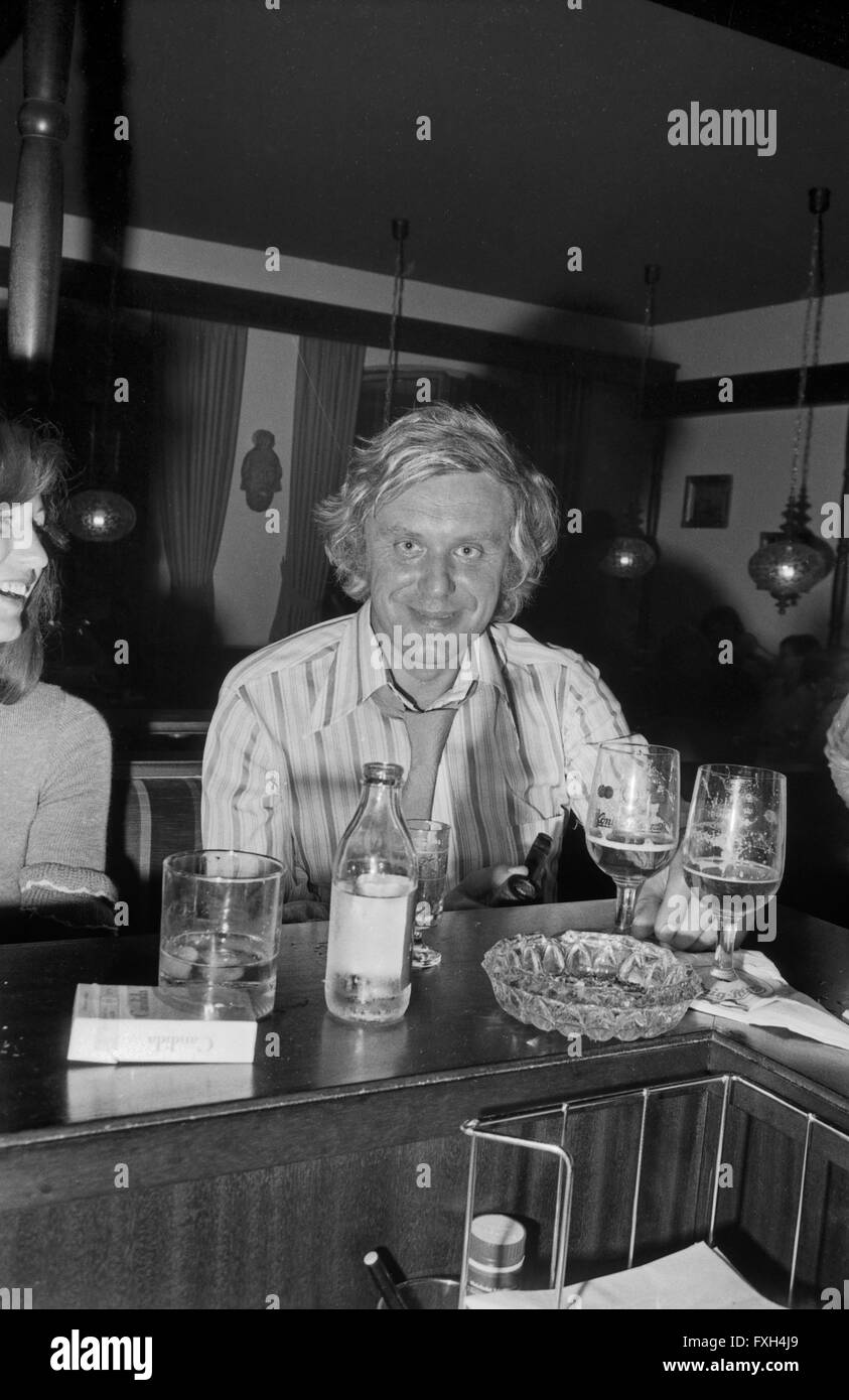 Der deutsche Schauspieler und Synchronsprecher Horst Frank bei einem ...