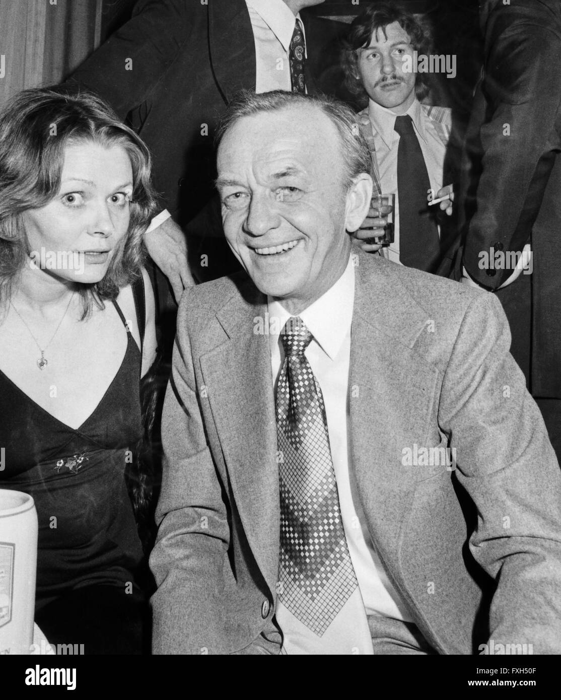 Der deutsche Schauspieler Hannes Messemer, Deutschland 1970er Jahre ...