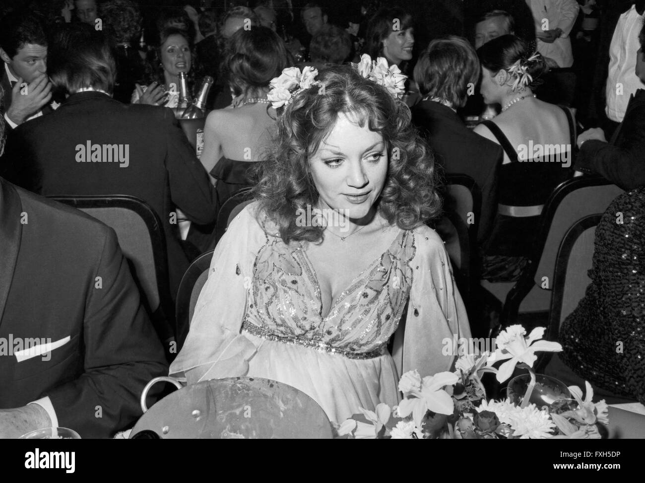 Deutsche Schauspielerin Doris Kunstmann beim Deutschen Filmball am 16.01.1976 in München ...