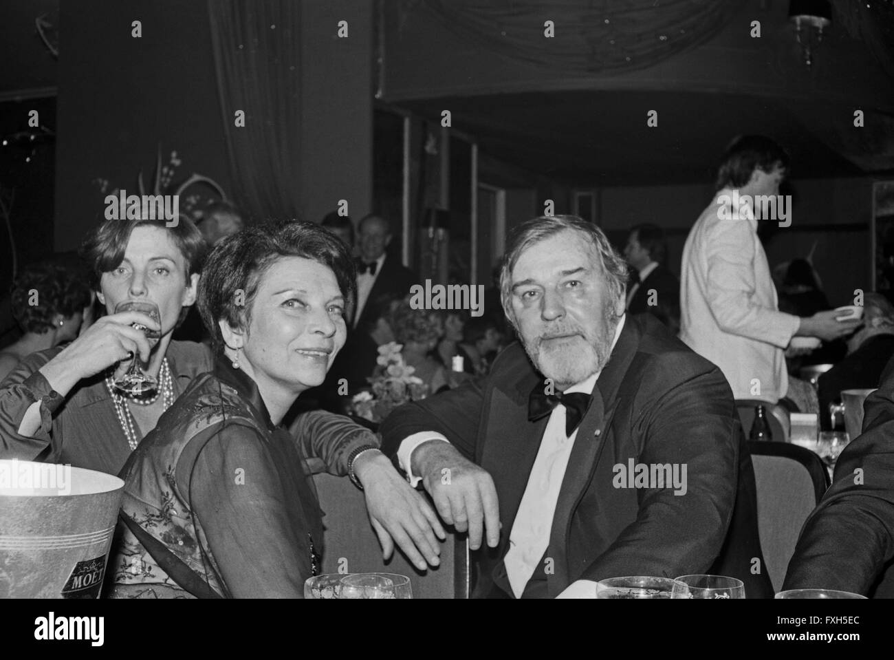 Deutsche Schauspielerin Agnes Fink mit Bernhard Wicki Leipnitz beim ...