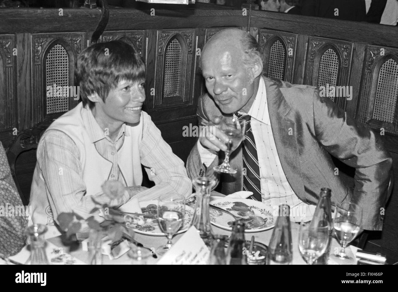 Der deutsche Schauspieler Ralf Wolter bei der Premiere des Theaterstück ...