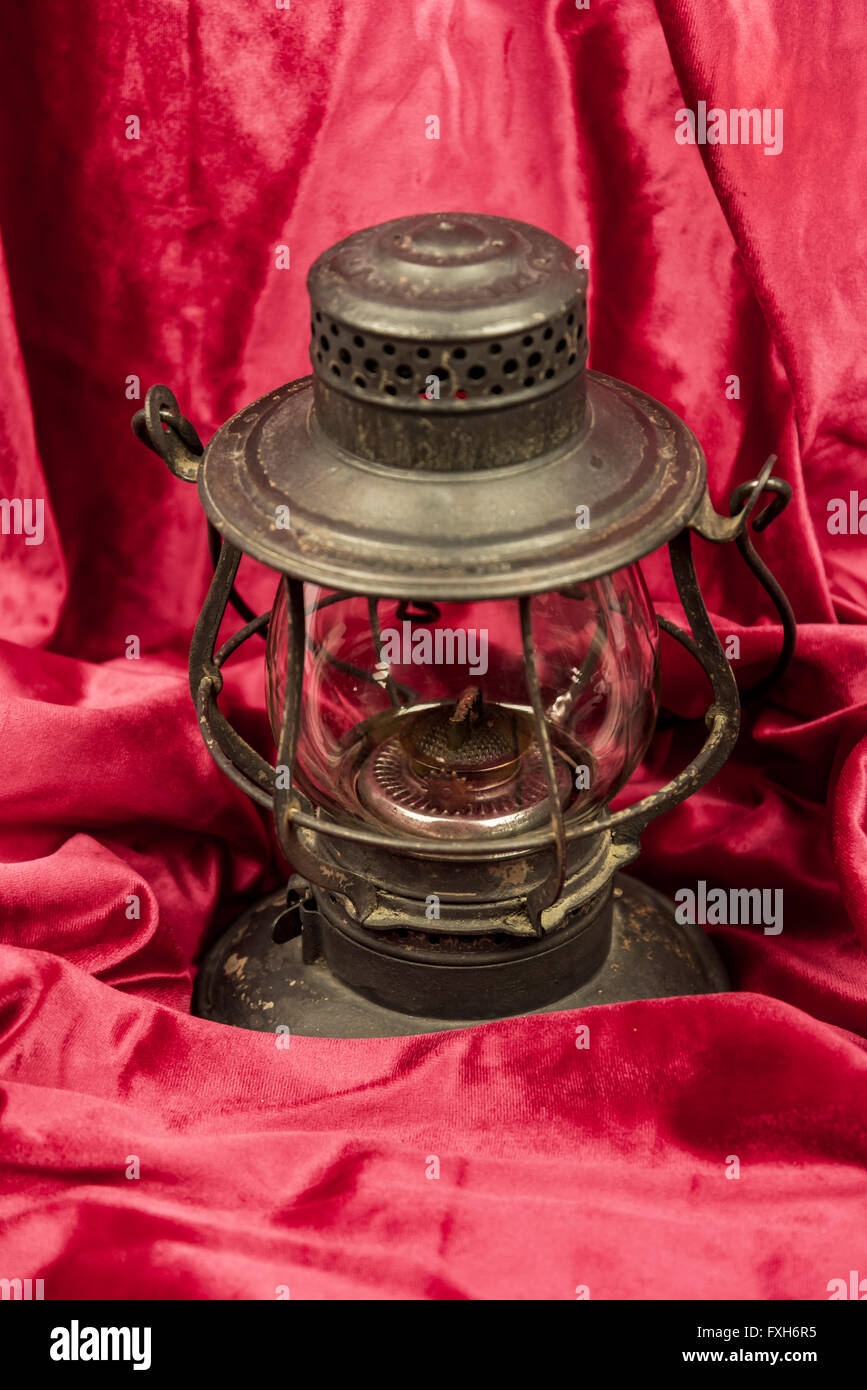 old lantern isolated Stock Photo - Alamy