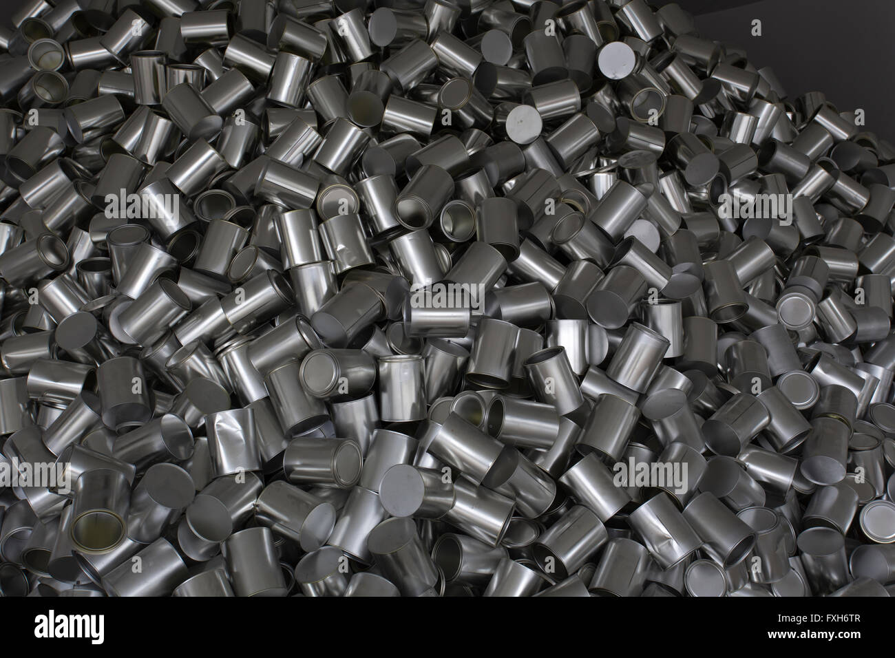 pile of cans, waste concept Stock Photo - Alamy